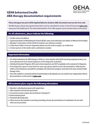 Resource center: Providers | GEHA